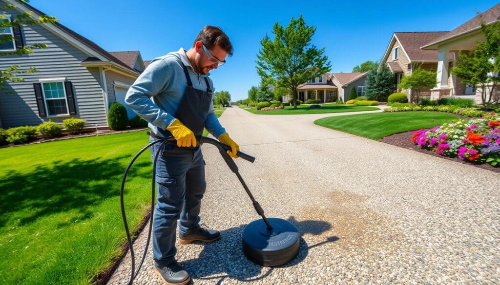 How to Safely Clean Exposed Aggregate Concrete Driveways Without Damage ...